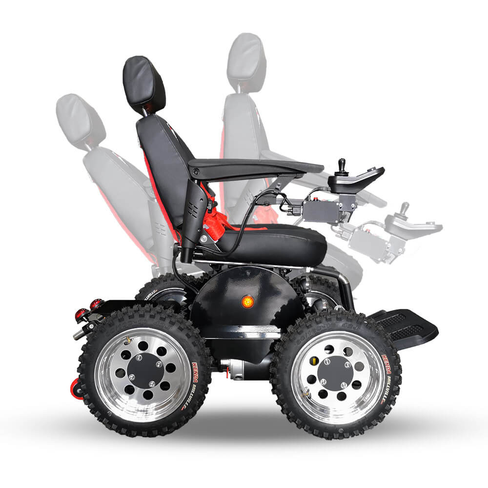 All Terrain PW-4x4Q – 4-Wheel Drive Electric Wheelchair