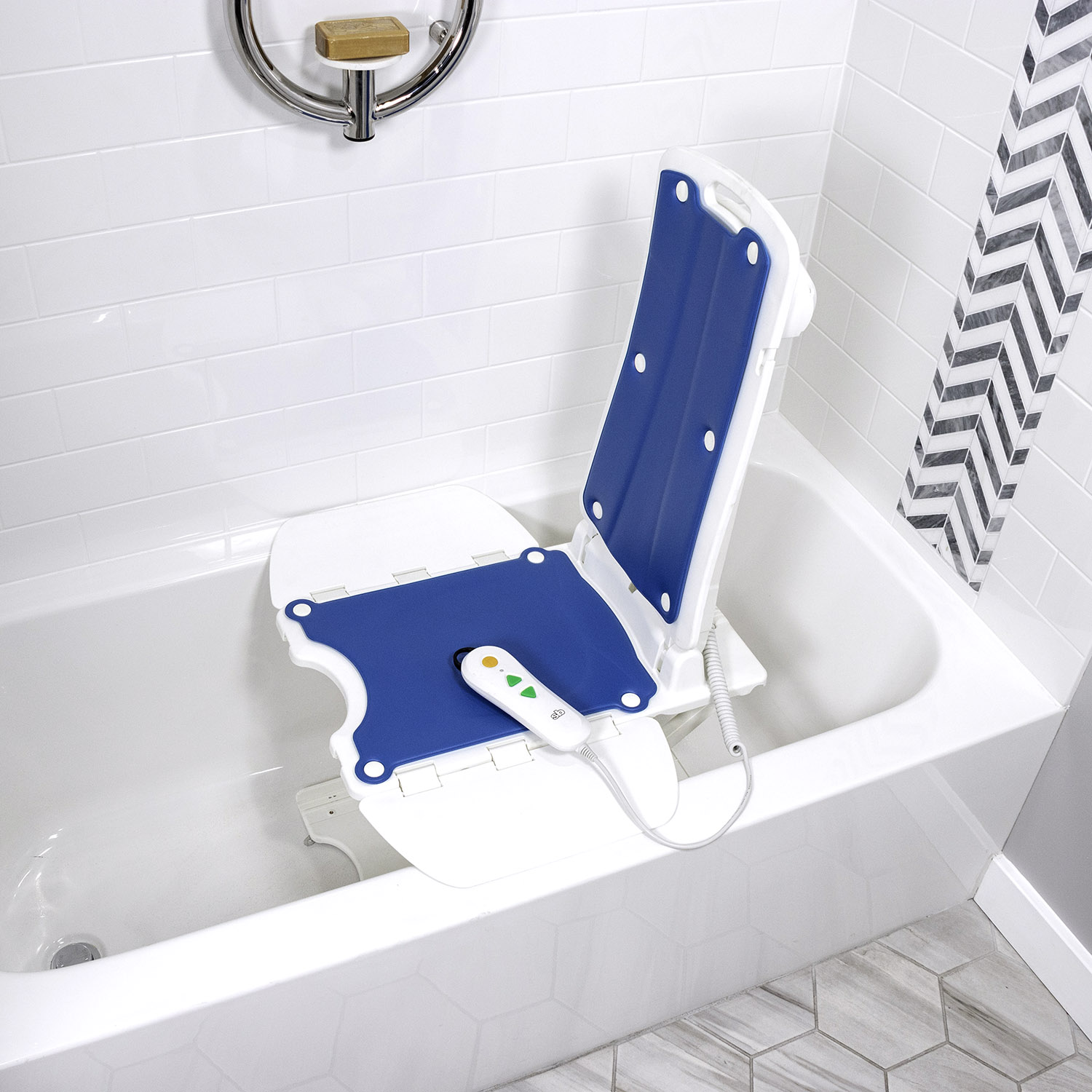 ShowerBuddy BathLyft – Motorized Bath Lift for Safe Bathing