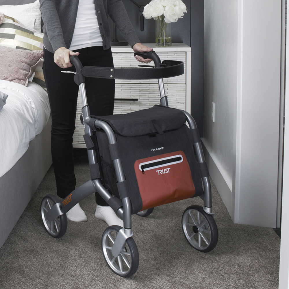 Let’s Shop Rollator – Rollator with Built-In Shopping Bag