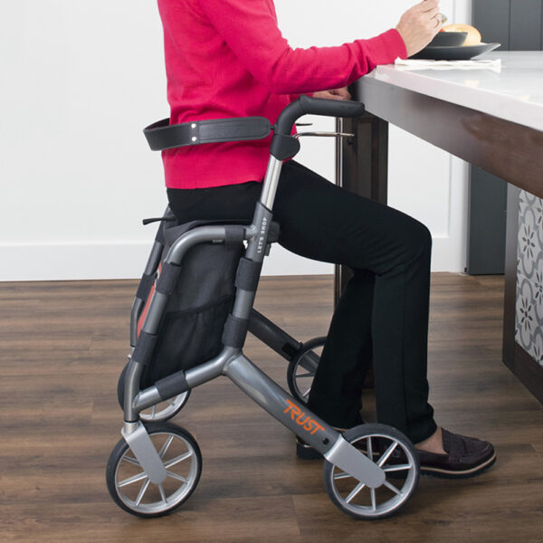 Let’s Shop Rollator – Rollator with Built-In Shopping Bag