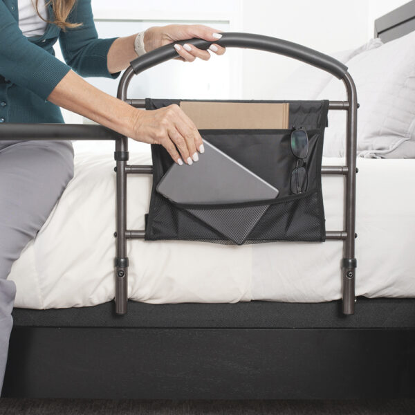 Stander Mobility Bed Rail – Bed Safety Rail with Pivoting Handle