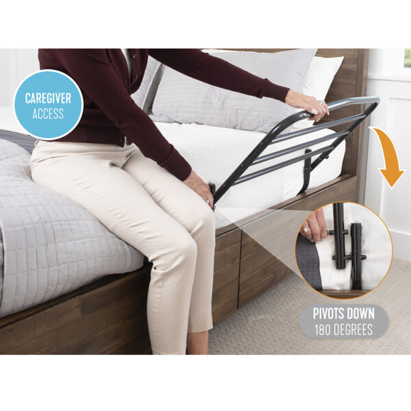 Stander 30” Safety Bed Rail – Extra Long Bed Rail for Safety