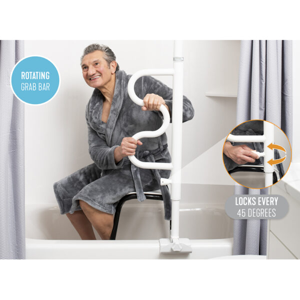 Stander Wonder Bathtub Pole – Adjustable Safety Support for Bathtub