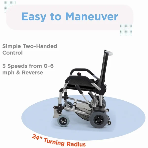 Journey Zinger Folding Power Chair – Lightweight & Travel-Ready